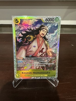 One Piece Card Game-Kouzuki Momonosuke Op06-107 Sr English | eBay Australia