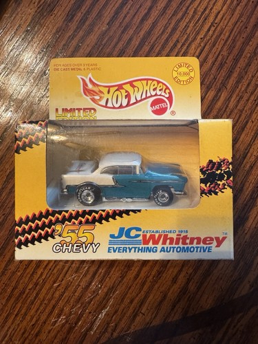 1996 Hot Wheels JC Whitney Aqua (1955) '55 Chevy Bel Air LE only 10,000 ...