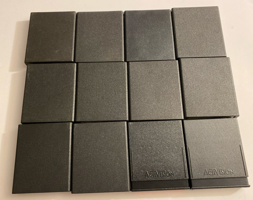 Atari 2600 Games Lot Pac Man Defender Yars Revenge Vanguard Skiing ...