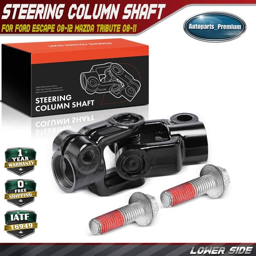 Lower Steering Shaft U-Joint w/ Bolt for Ford Escape 08-12 Mercury ...