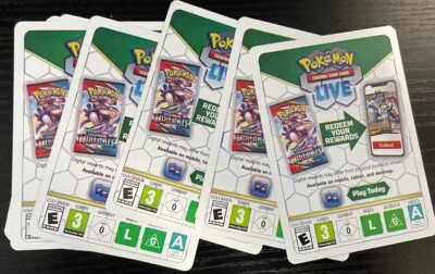 Pokémon TCG Code Card Bundle - Lot of 40 Cards - Physical Cards | eBay