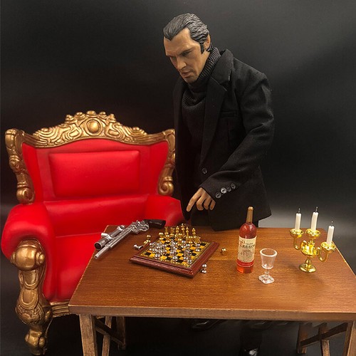 1/6 Scale DIY Scene Accessories Chess Model Toy Metal Set fit 12 ...