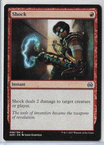 MTG Shock Aether Revolt (AER) Common Magic the Gathering Card #098/184 ...