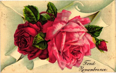 Vintage Postcard- 608/3. Fond Rememberance. Cancellation 1911 | eBay