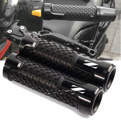 Black motorcycle Grips Handle Handlebar For Kawasaki Z Z125 Z650 Z750 ...