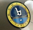 Bertone x1/9 wheel center set of 4 ..larger of 2 sizes available ...