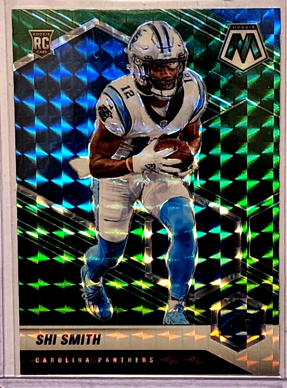 Mint Shi Smith 2021 Panini Mosaic Green Prizm Rookie Card and bonus ...