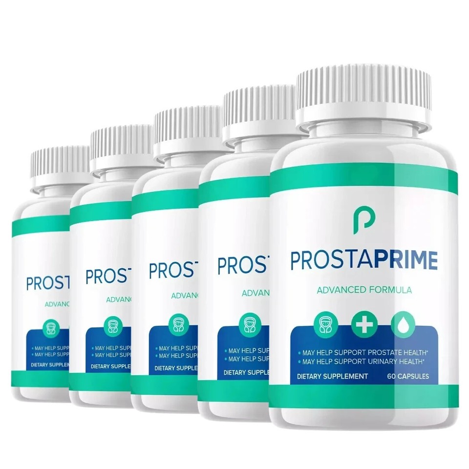 (5 Pack) ProstaPrime Prostate Supplement for Men - Prosta Prime Bladder ...