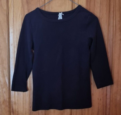 Myer Miss Shop - 3/4 Sleeve Black Top - Size 10 | eBay Australia