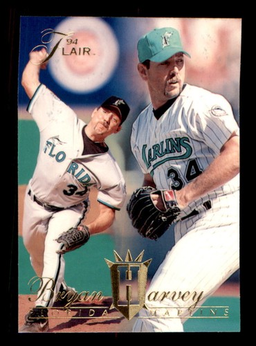 1994 Baseball Flair Bryan Harvey Florida Marlins #164 | eBay