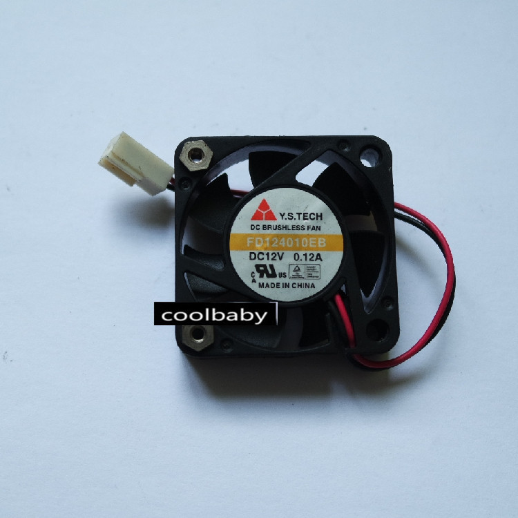 YS.TECH FD124010EB fan 40*40*10mm 12V 0.12A 2Pin | eBay