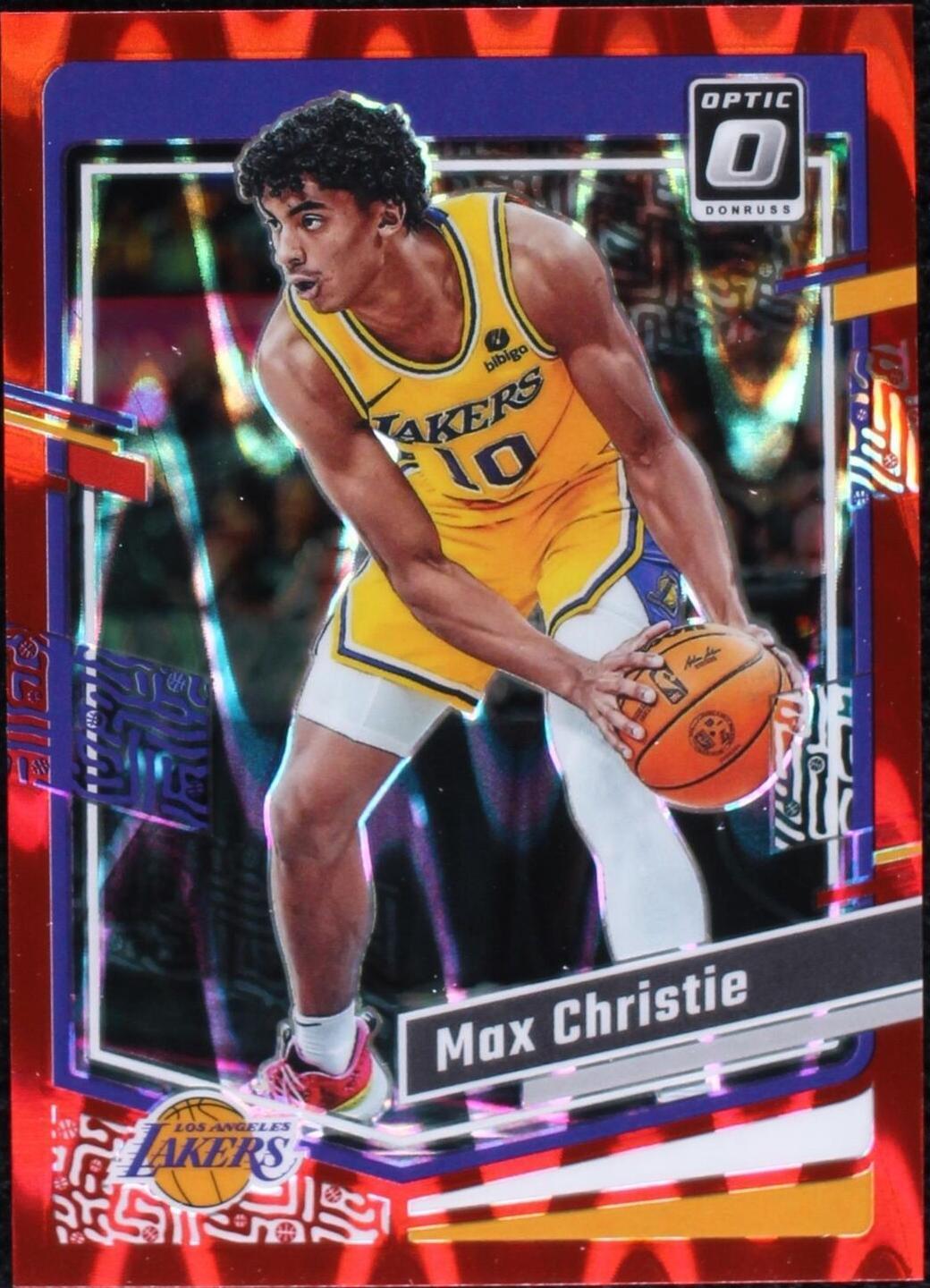 2023-24 Panini Donruss Optic - Max Christie #88 Red Seismic Prizm /130 ...