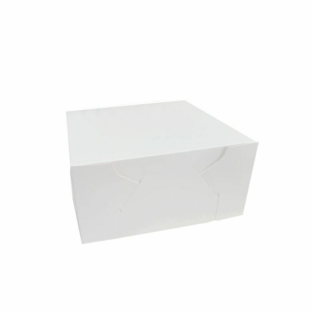 CAKE BOXES 8x8x4+Boards 8" SQ-10 Pack Cupcake Wedding Cardboard Cake ...