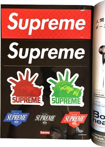 Supreme 2007 Smart Magazine + Box Logo Sticker Sheet LA Kings Liberty ...