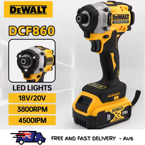 DeWalt DCF860N-XJ 18V XR Brushless 3 Speed Premium Impact Driver - NEW ...