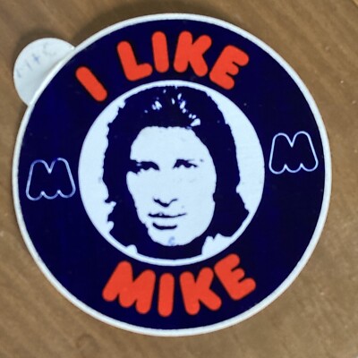 Autocollant sticker vintage publicitaire Mike Brant « I Like Mike » | eBay