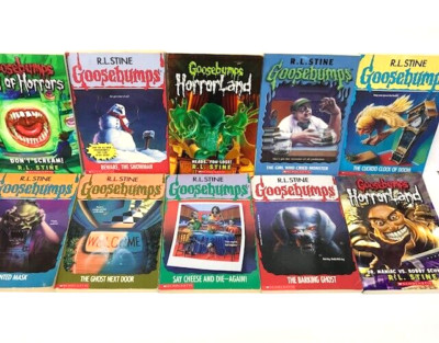 10 Goosebumps book lot of paperback Books collection kids New and ...