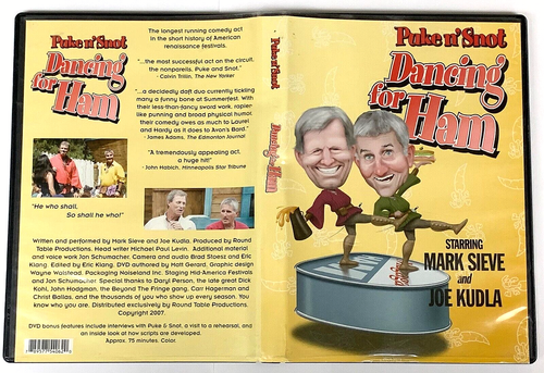 PUKE N'SNOT Dancing For Fun DVD Marc Sieve 2007 Joe Kudla COMEDY Very ...