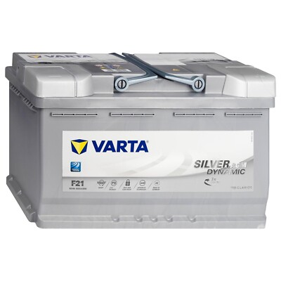 VARTA A6 Silver Dynamic AGM Autobatterie 12V 80Ah (F21) Start-Stop ...