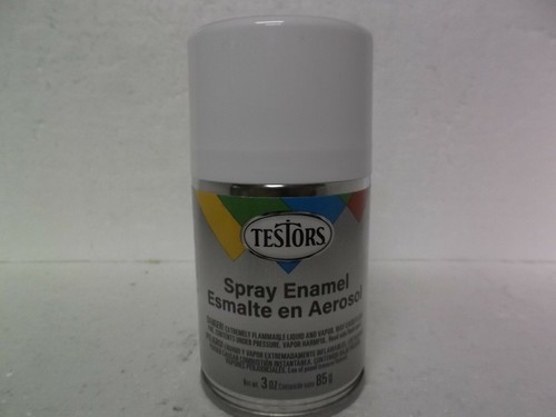 TESTORS SPRAY ENAMEL PAINT #1245 GLOSS WHITE 3oz CAN | eBay