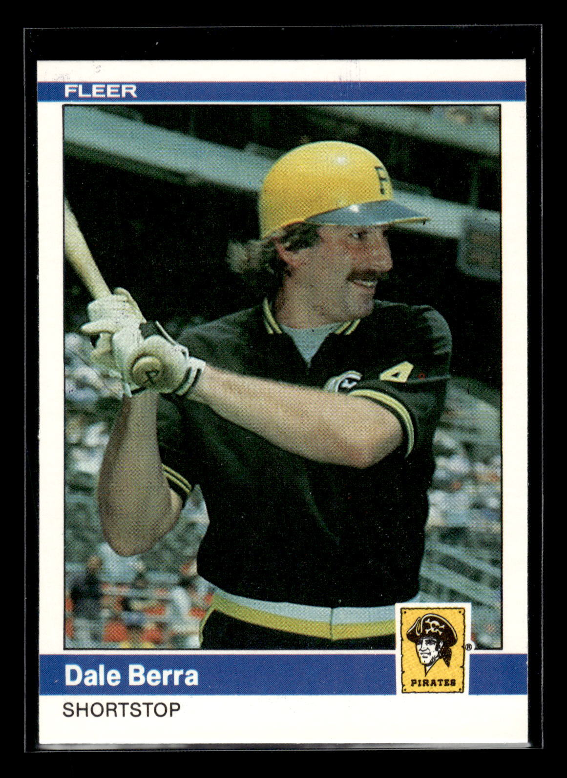 1984 Fleer Baseball #245 Dale Berra Set Break Mint+ Pittsburgh Pirates ...