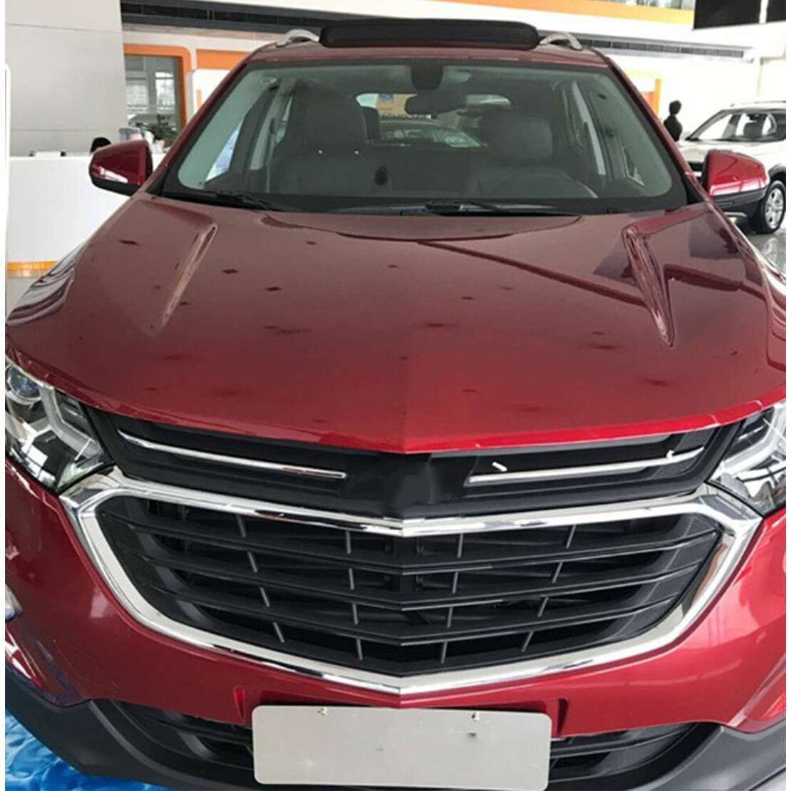 For Chevrolet Equinox 2018 2019 2020 Car ABS Chrome 2Pcs Front Grill ...