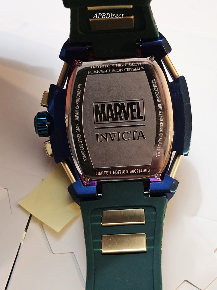 Invicta - Marvel - LOKI #67 Diablo - Limited Edition - Chronograph mens ...