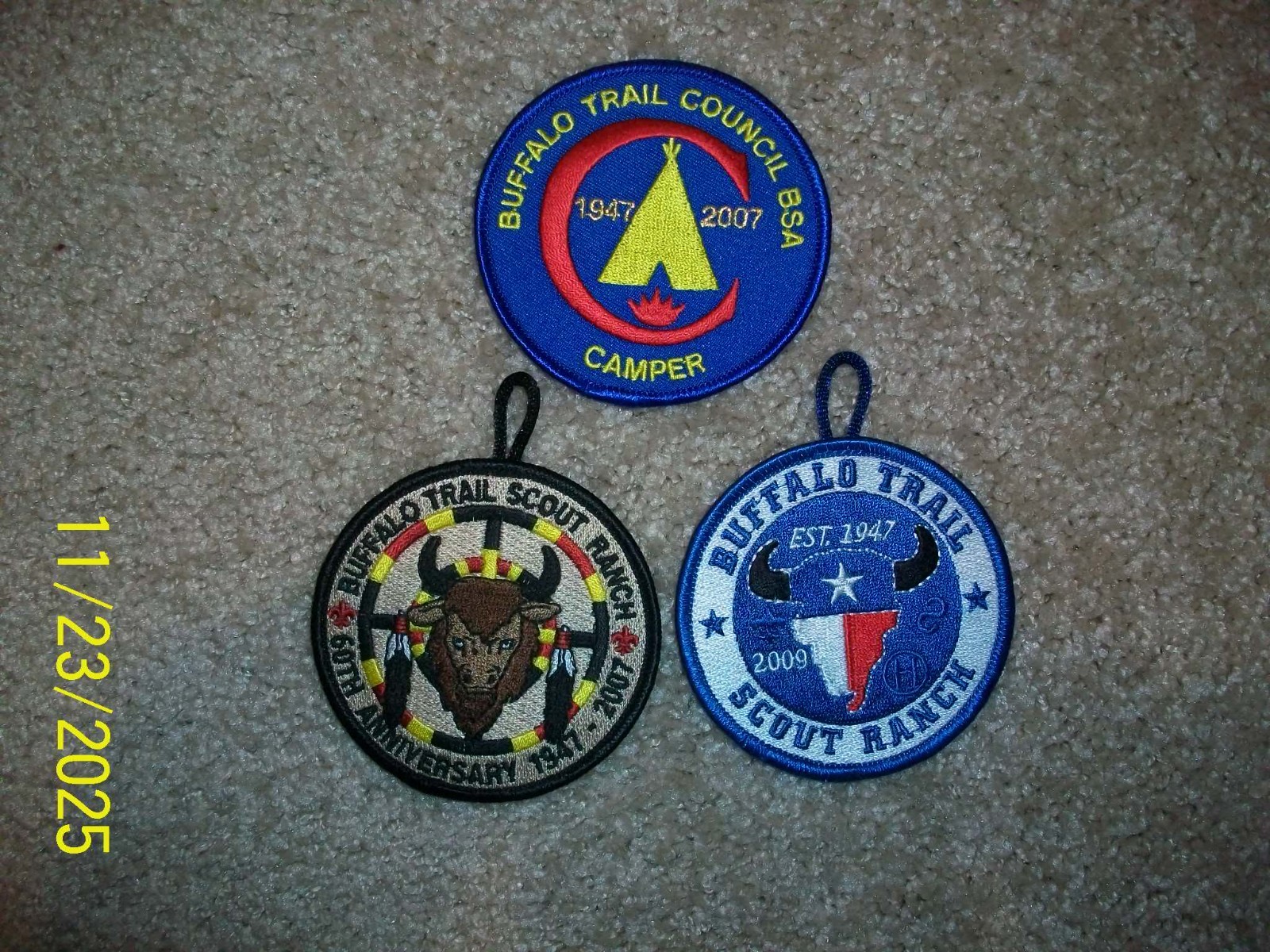 3-Buffalo Trail Scout Ranch 2007 & 2009 Patches -MINT ! | eBay