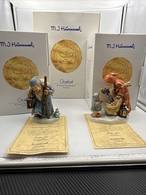 Goebel Hummel Figurine West Germany “St Nicholas Day" Matched set. NIB ...