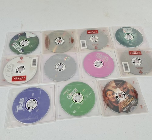 Redbox DVD Lot Of 10 Movies Pre-Owned Misc Movies Lot Bundle | eBay