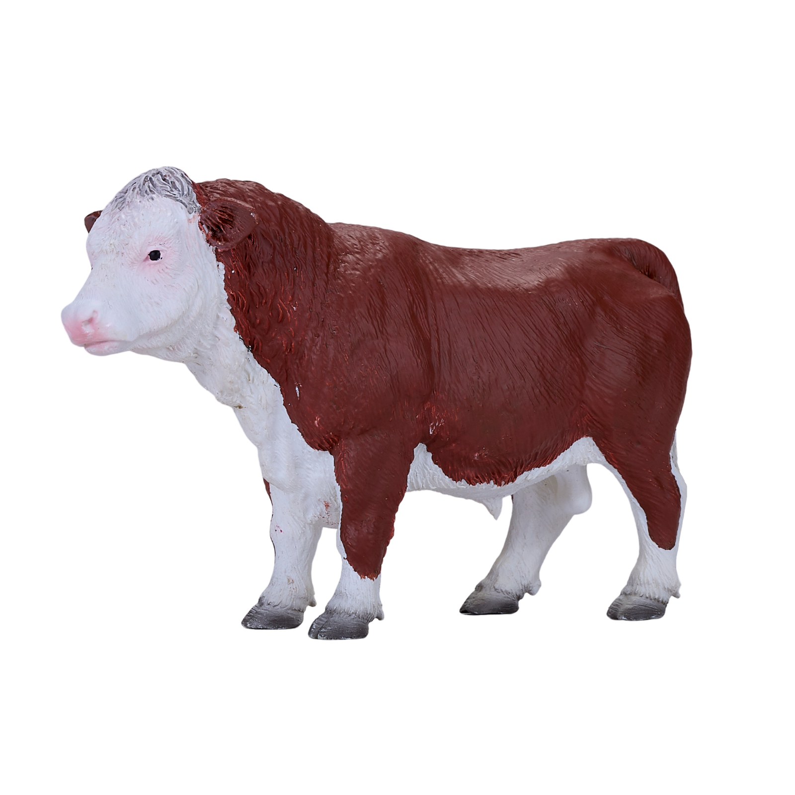 Mojo HEREFORD BULL Farm animals play model figure toys plastic farmland ...