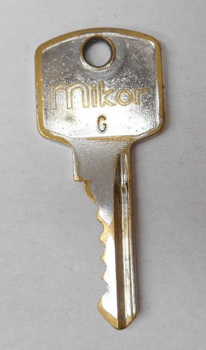 Vintage Old Antique Mikor Metal Products Key # G | eBay