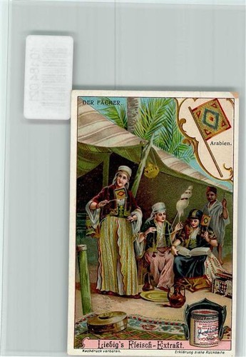 10184021 - Der Faecher in Arabien, Volkstypen - Sammelbild Liebig | eBay.de