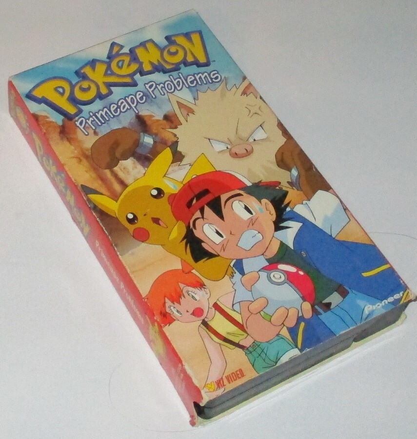 1998 Pokemon VHS tape, Viz Video, Primeape Problems, 3 episodes | eBay