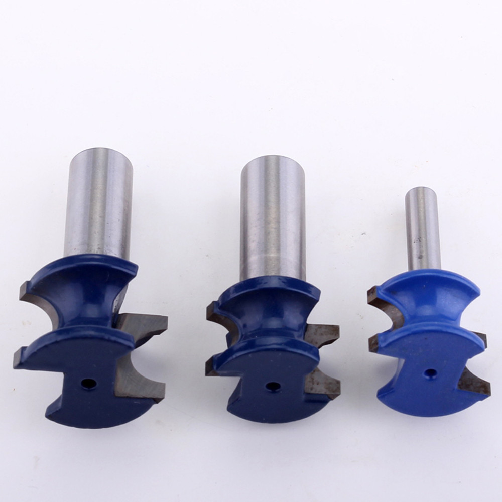 3pcs 1/4" 1/2" Shank Radius 3/16", 1/4" Half Round Bullnose Router Bit ...
