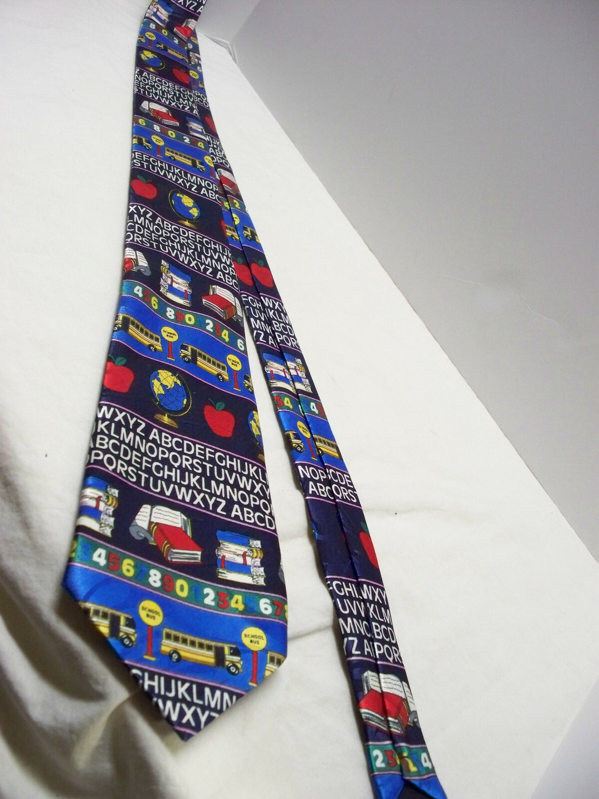 Education School Bus Teaching Necktie Tie Steven Harris | eBay
