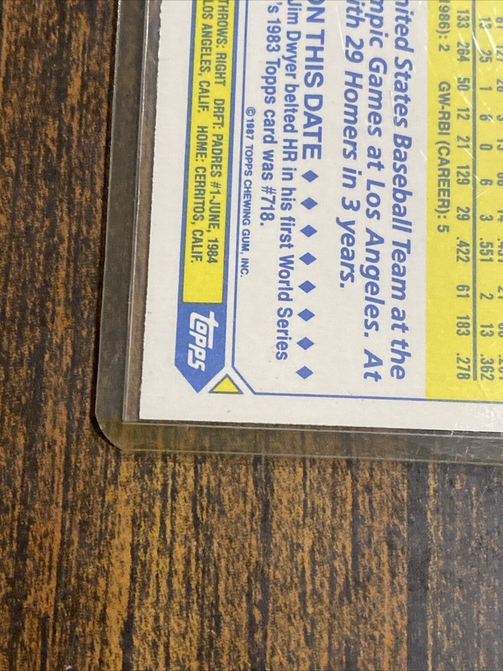 1987 Topps Shane Mack #69T TIFFANY Baseball Card Mint Condition **VERY ...