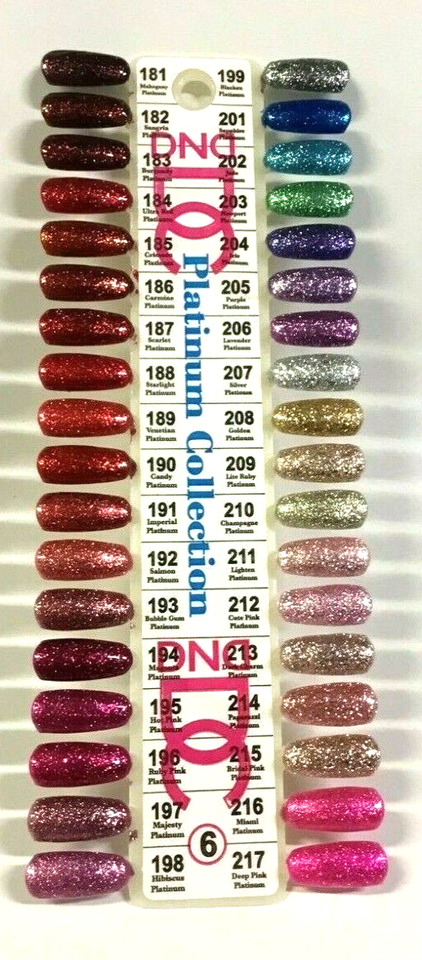 DC&DND Daisy Color Chart Gel Polish Color Sample Chart Palette Display ...