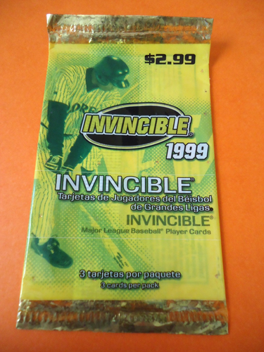 1999 Pacific Invincible Football card wrapper - NFL | eBay