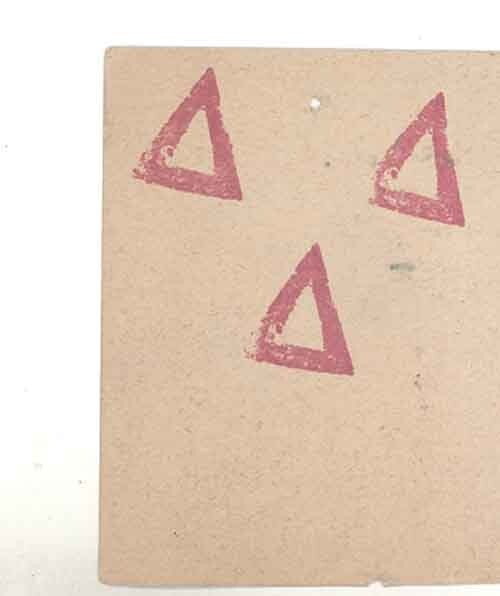 RARE 1940'S PENNY ARCADE GAME TARGET CARD SHOOT OUT HITLER'S EYES (CARD ...