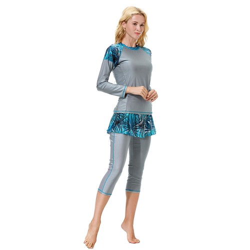Muslim Full Cover Swimsuit Beachwear Women Modest Swimwear Set Islamic ...