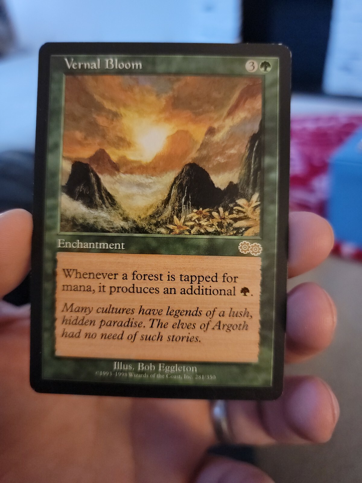 MTG Vernal Bloom EX Urza's Saga 281/335 Regular Rare W3 | eBay