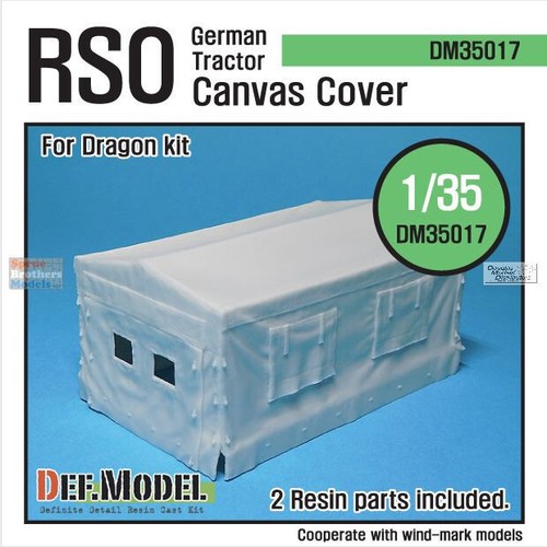 DEFDM35017 1:35 DEF Model RSO Canvas Cover (DRA kit) | eBay