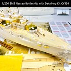 CY Model 1/200 SMS Nassau Dreadnought Battleship with Detail-up Kit ...