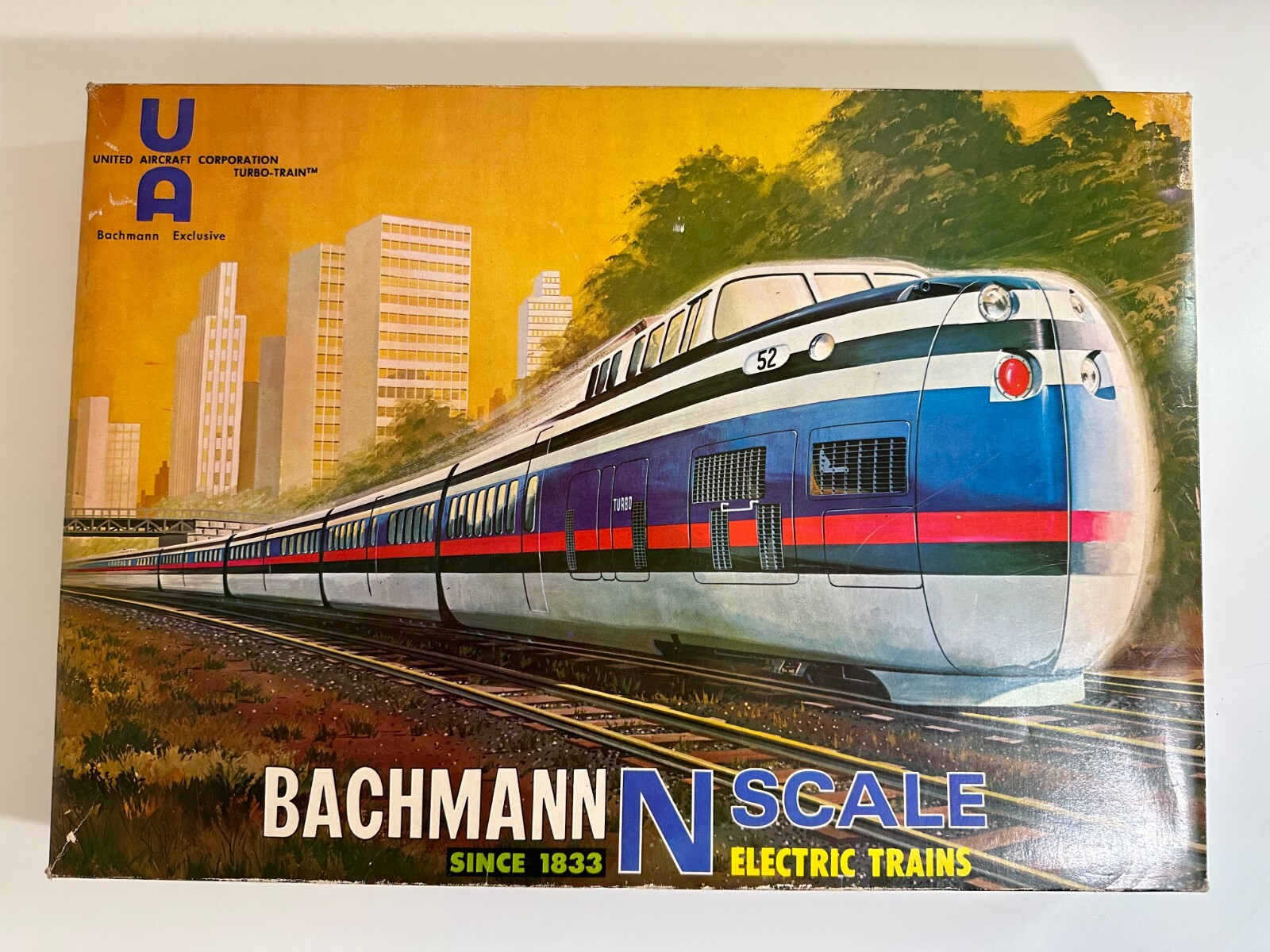Bachman N scale United Aircraft Turbo Train set NIB!!! | eBay
