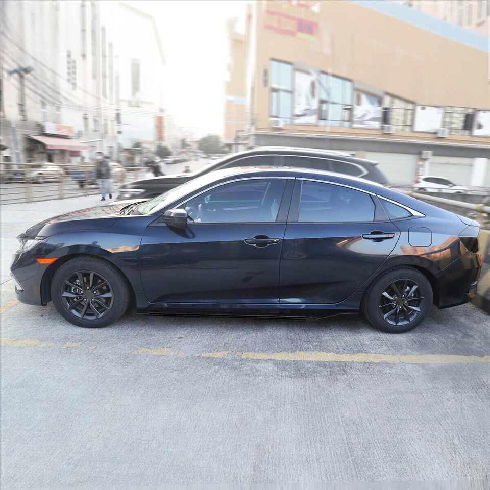 86.6" Side Skirt +Rear Bumper Lip For Lexus RC200t RC300 RC350 RC F ...