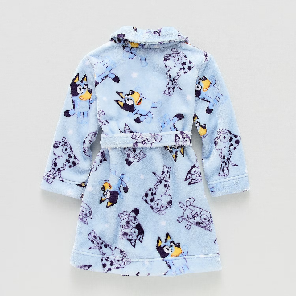 New Toddler Boy Bluey "Bluey With Friends" Robe 3 4 5 | eBay