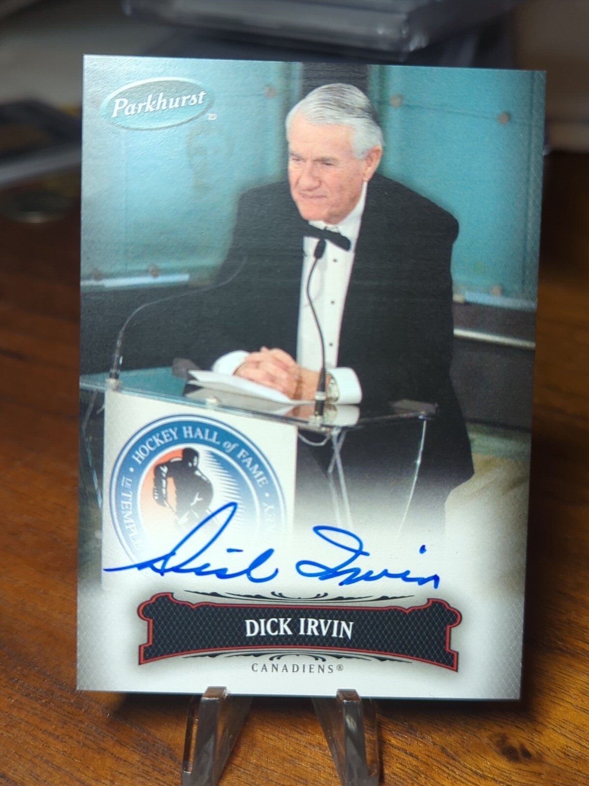 2006-07 Upper Deck Parkhurst - Autographs #41 Dick Irvin (AU) for sale ...