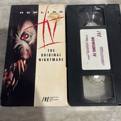 Howling IV 4 - The Original Nightmare VHS 1988 Werewolf Horror ...
