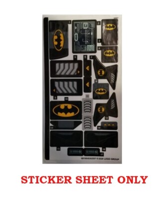 LEGO 76160 - Super Heroes: Batman - Mobile Bat Base - STICKER SHEET | eBay